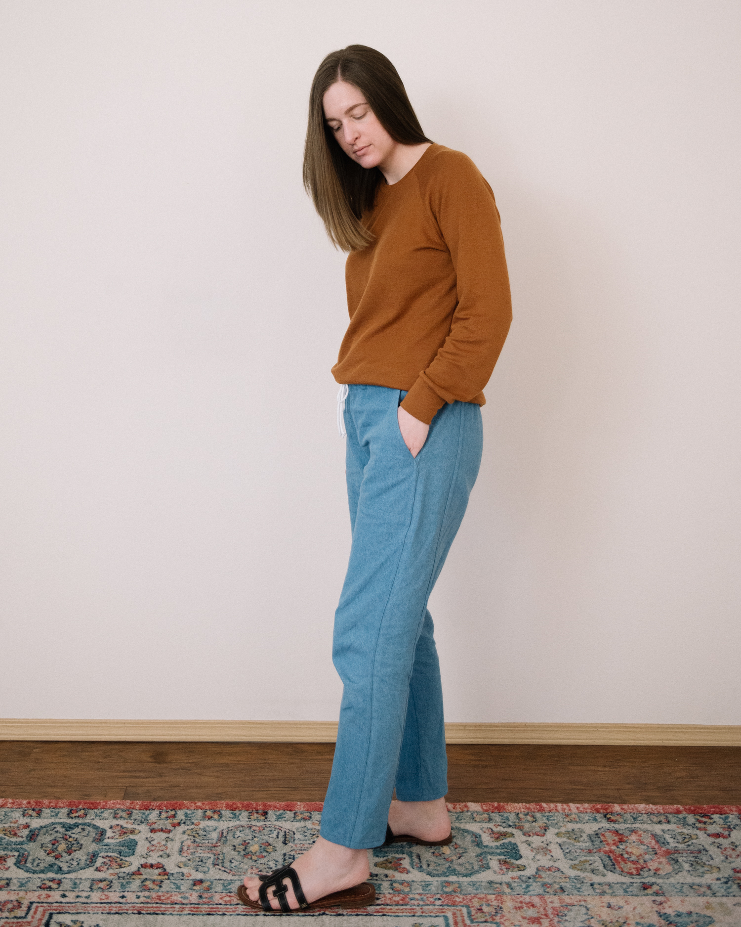 Sew House 7 – Free Range Slacks in Denim – The Sewing Things Blog