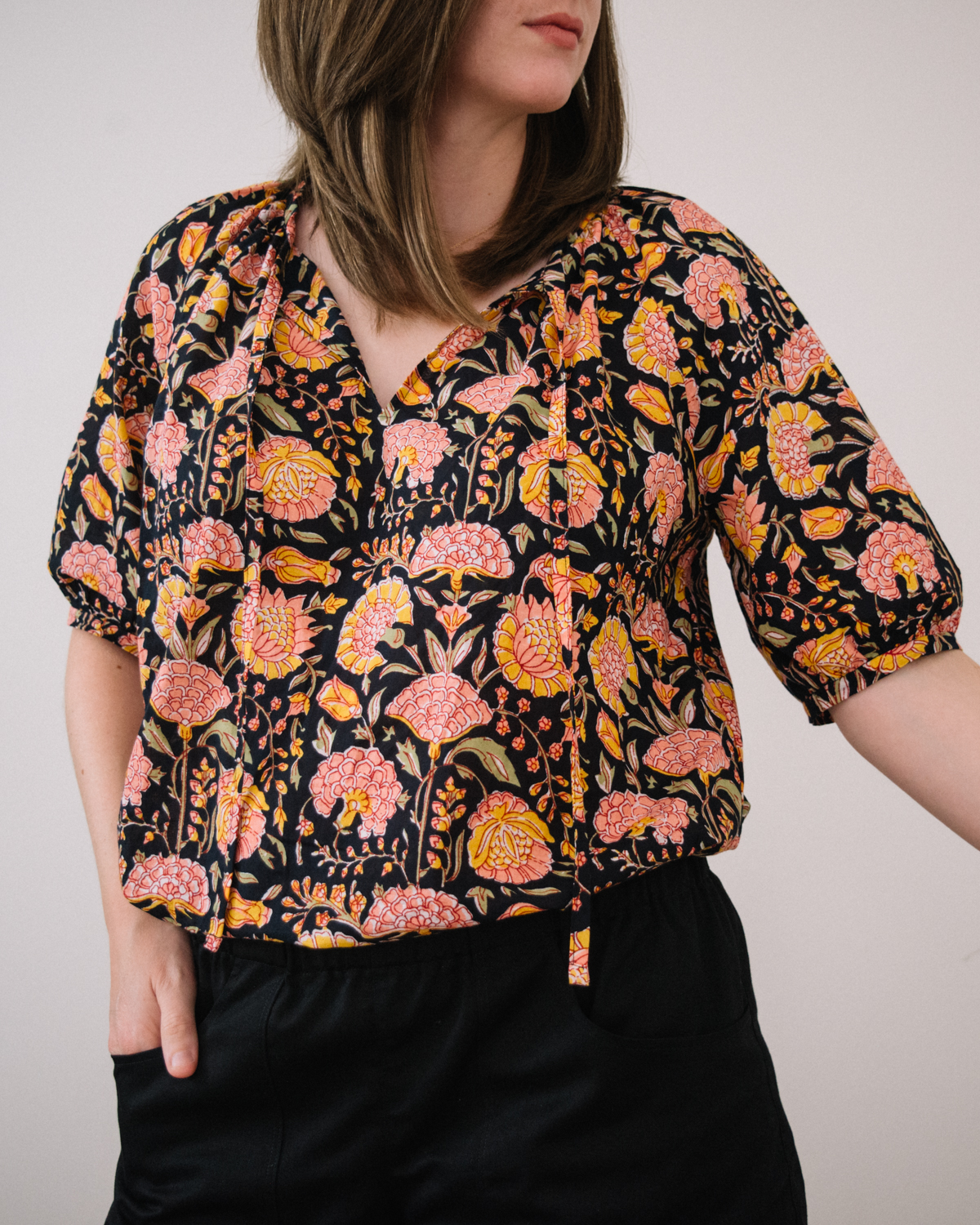 True Bias Roscoe Blouse + EA Sews Saturday Shorts – The Sewing Things Blog