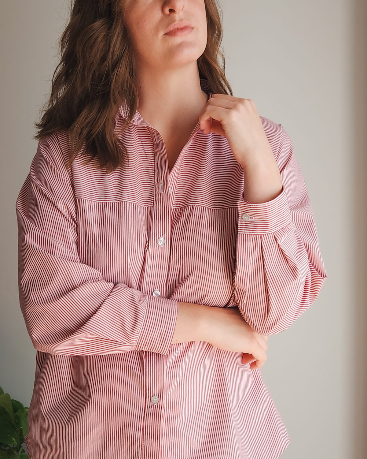 Paper Theory – Olya Shirt in Pink Stripes – The Sewing Things Blog